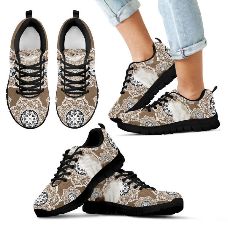 Siamese Mandala With Brown Color Sneaker - Tl Sneakers, Running Shoes ...