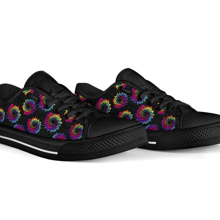 Colorful Flowers Shoes for Mens, Womens Tennis Custom Shoes, Custom Low ...